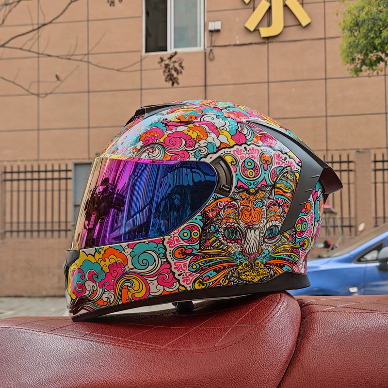 Motorcycle helmet glass couple helmet | Shopee Malaysia
