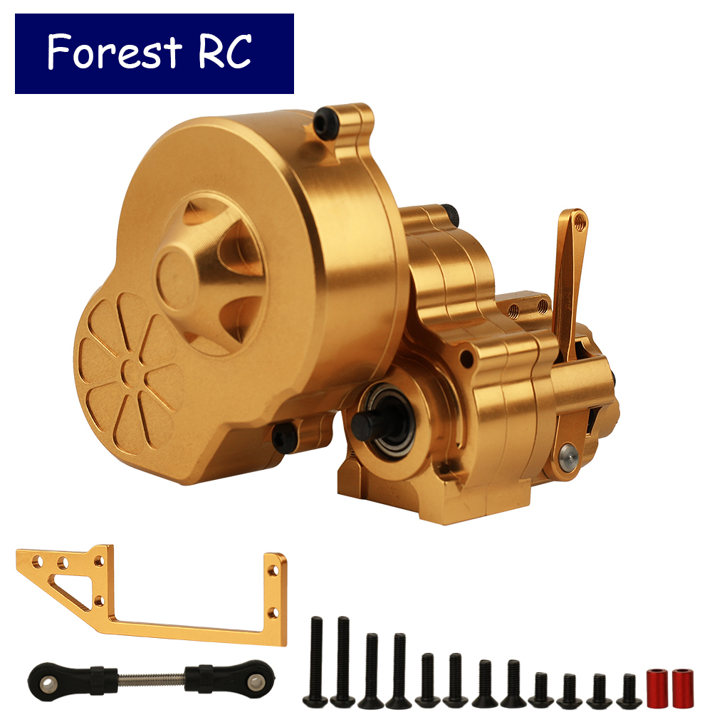CNC Metal Transmission Cutoff Gearbox with Gear for Axial SCX10 AX10 ...