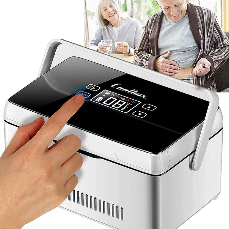 10200mAh Portable Insulin Medicine Cooler Case USB Rechargeable Mini ...
