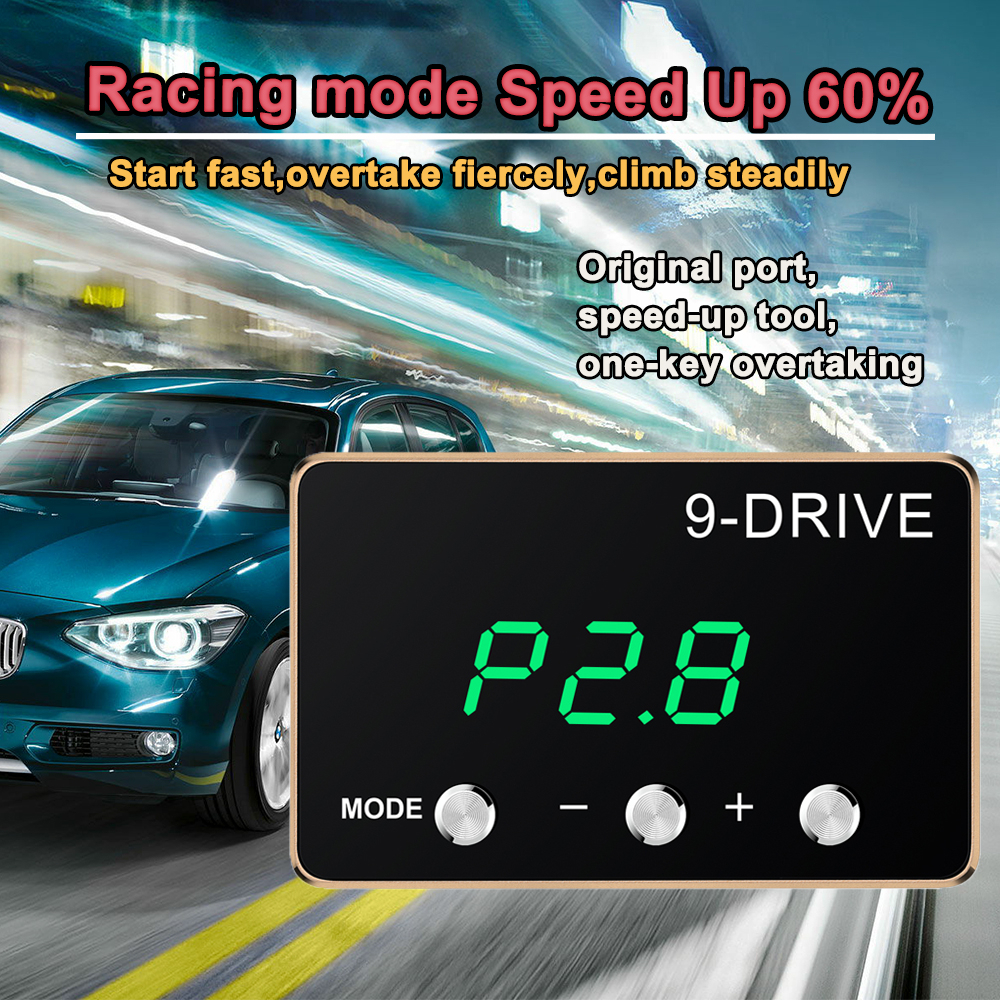 9-DRIVE Powerfull Car Response Throttle Accelerator Controller Booster ...