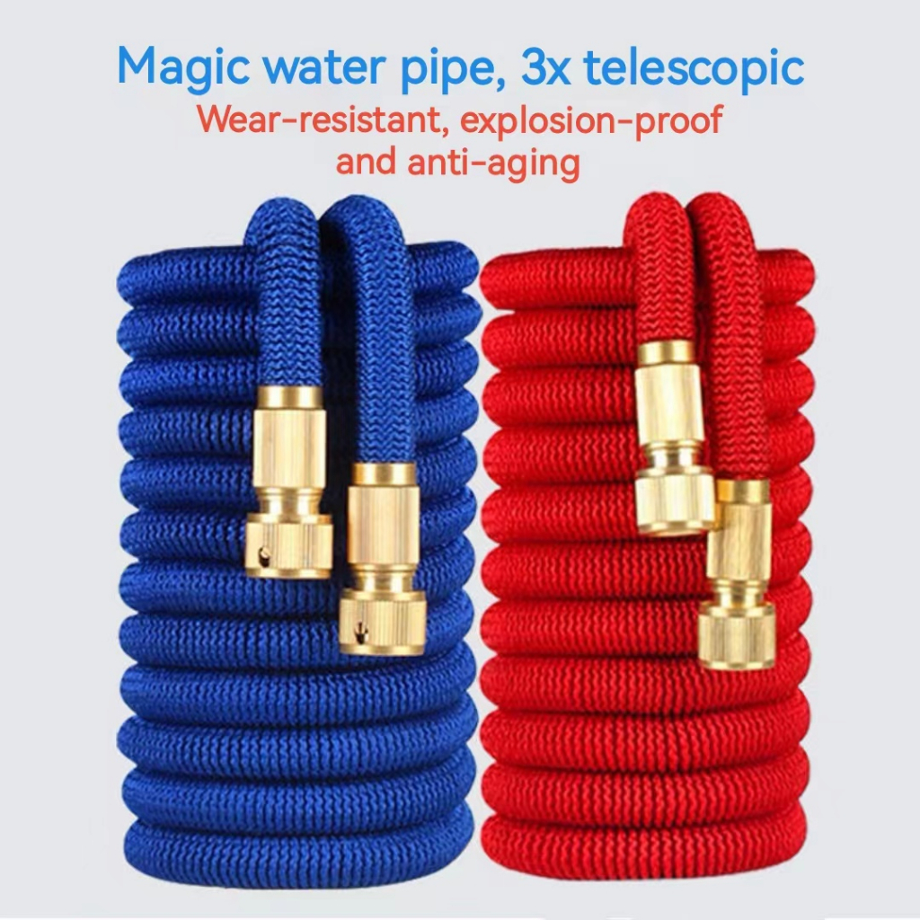 Telescopic Water Pipe High Pressure Car Wash Hose Household Rinse Car ...