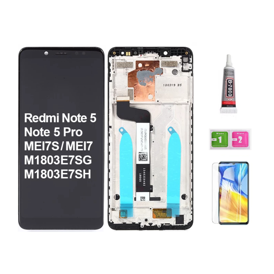 Original LCD with Frame For Xiaomi Redmi Note 5 PRO LCD Display With ...