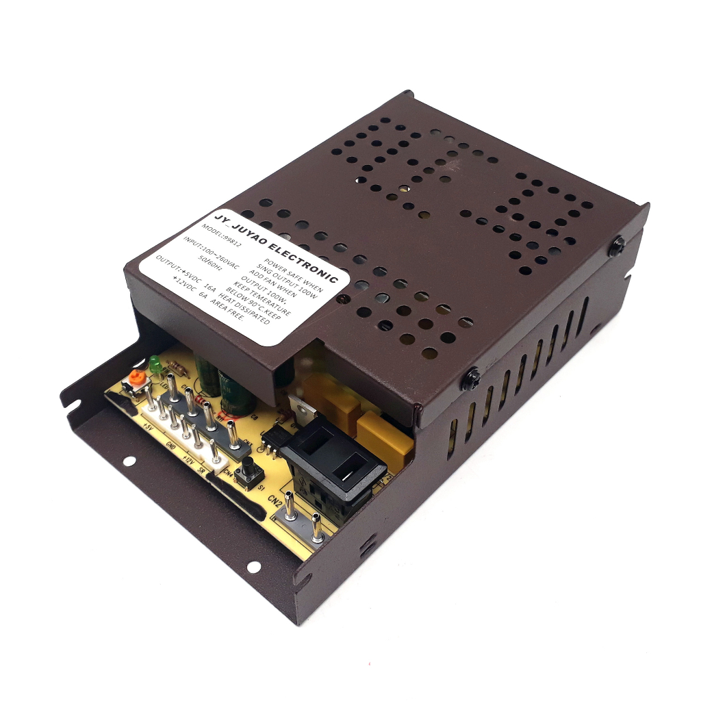 AC100V-260V input, output 12V6A 5V16A Power supply power switch for ...