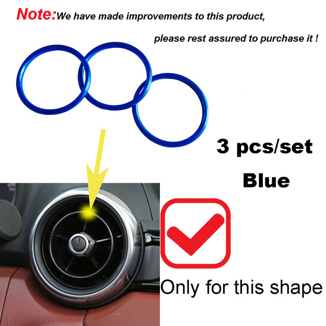 Air Conditioner AC Vent Outlet Ring Trim For Mazda MX-5 MX5 mazda 2 CX ...