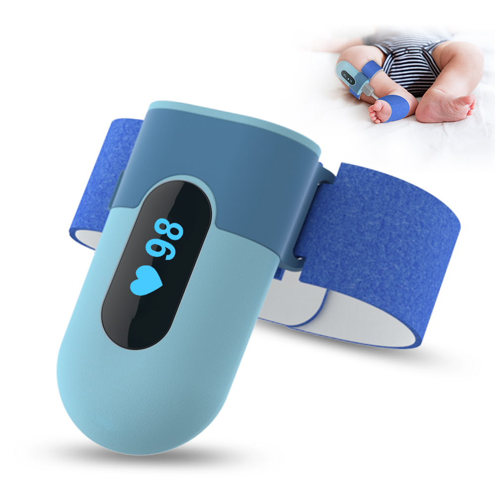 Wellue Baby Foot Monitor,Track Heart Rate, Average Oxygen Level and ...