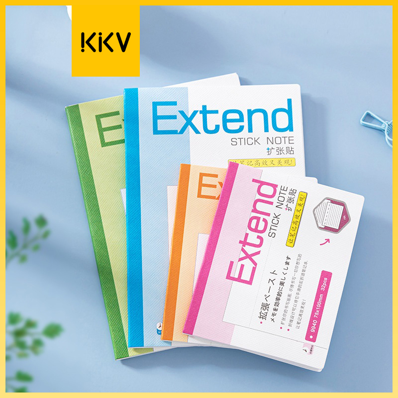 KKV - Extend Sticky Note 75*100mm Strong Adhesive Memo Pad Papers ...