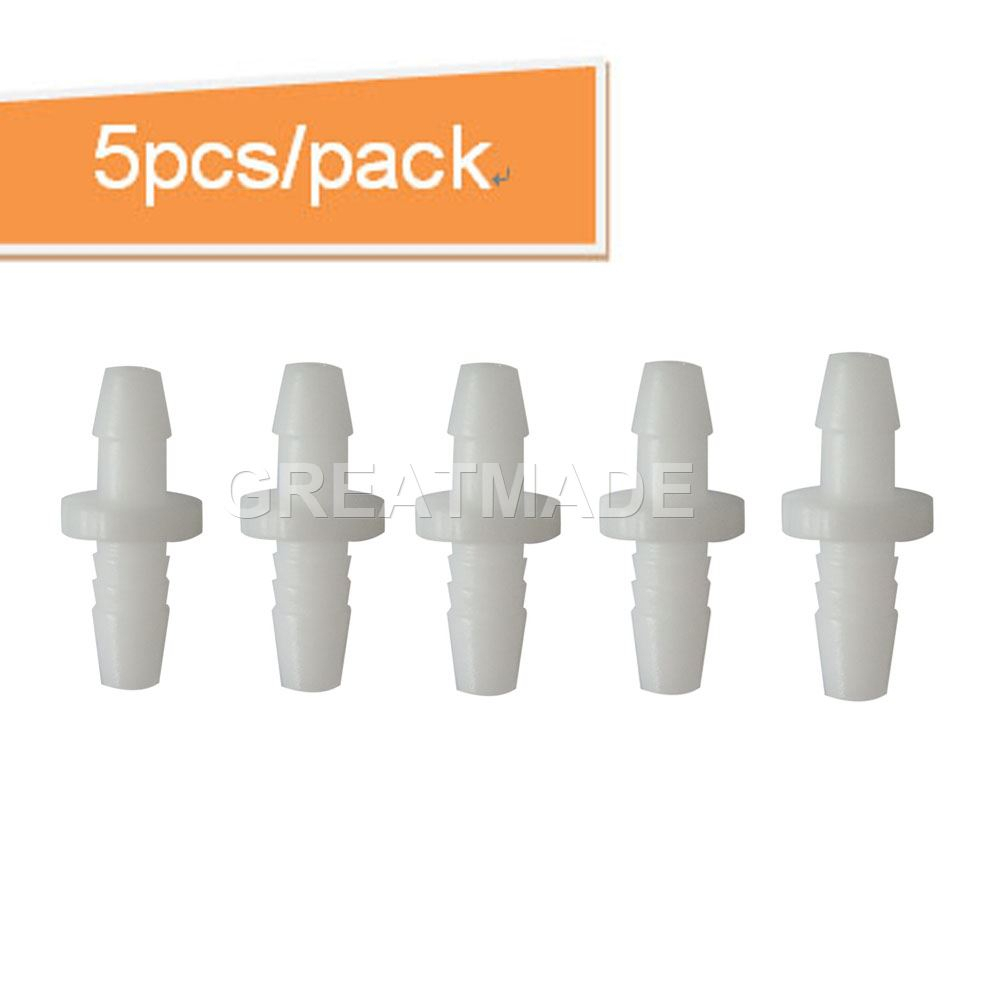 Single Tube Adapter Air Hose Blood Pressure Cuff Connector,Plastic,5pcs ...