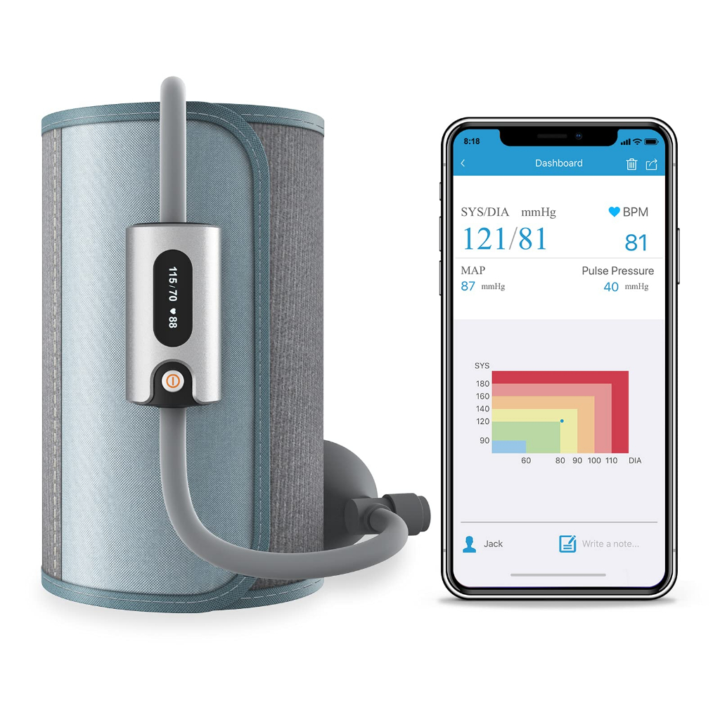 Wellue Bluetooth Blood Pressure Monitor - Automatic Digital Upper Arm ...