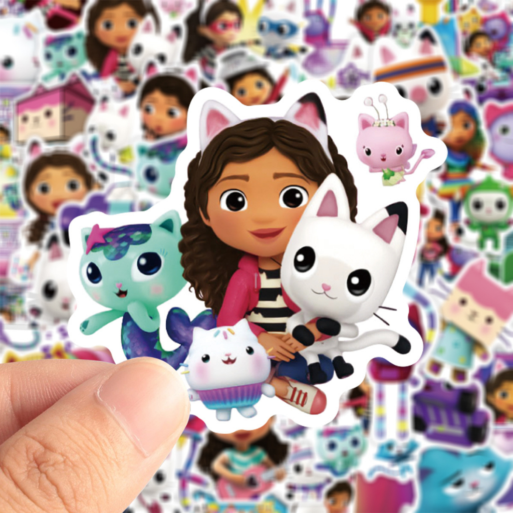 Gabby's Dollhouse Stickers kit 50 pieces | Shopee Malaysia