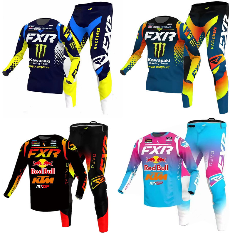 2023 New Arrival 4 Colors FXR road Motorcycle Jersey Set Motocross Mx ...
