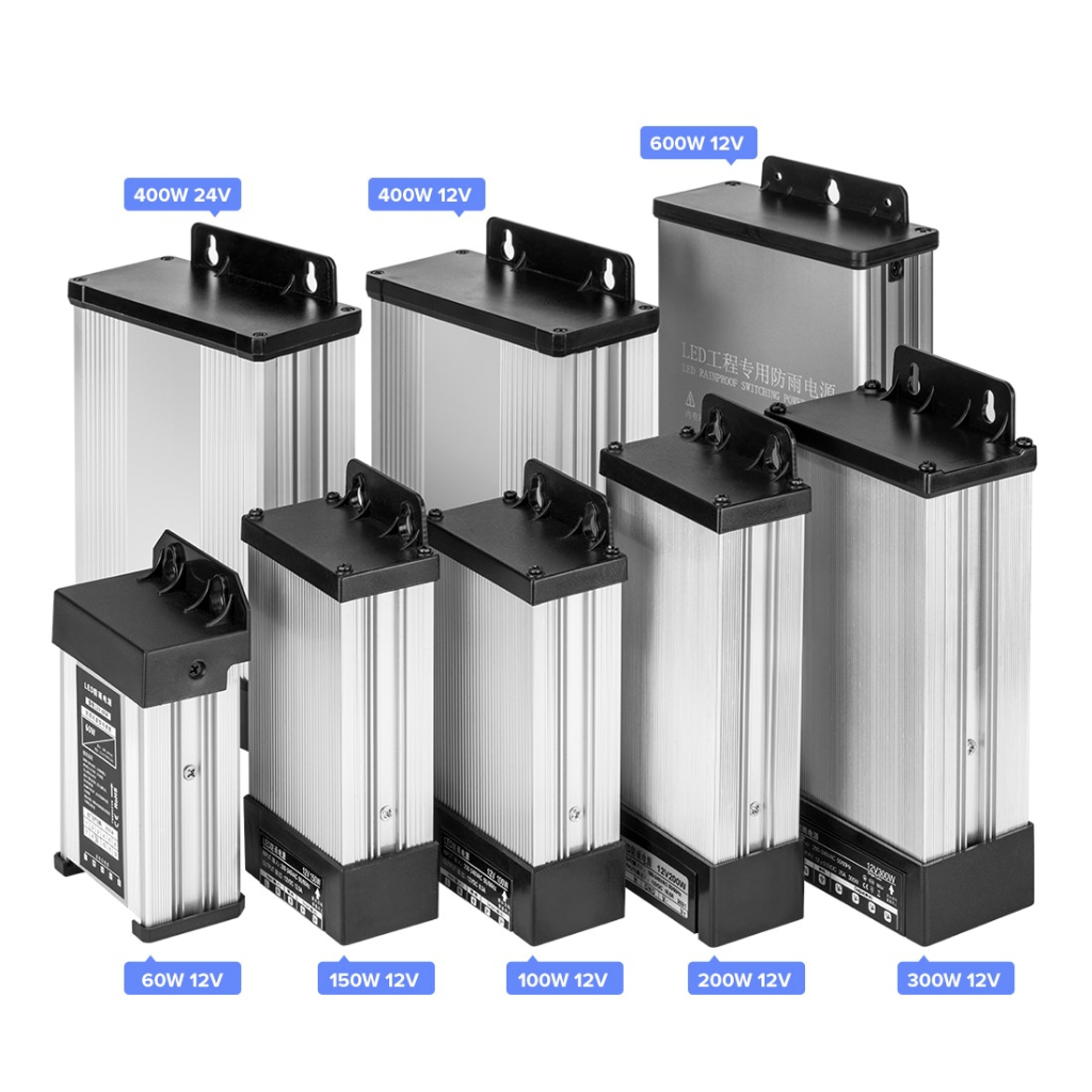 Transformer Adapter AC180V-240V to DC12V 24V IP65 Rain-proof Power ...