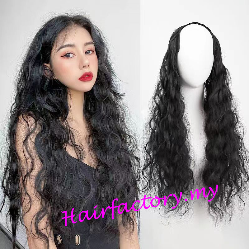 Long Kinky Curly Hair High Temperature Synthetic Corn Wave Hair ...