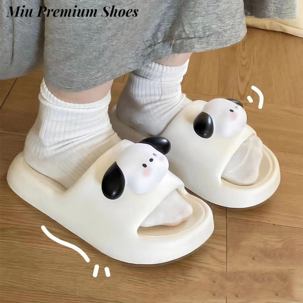 3cm High sole Women's bread shoes Thick sole non-slip waterproof cute ...