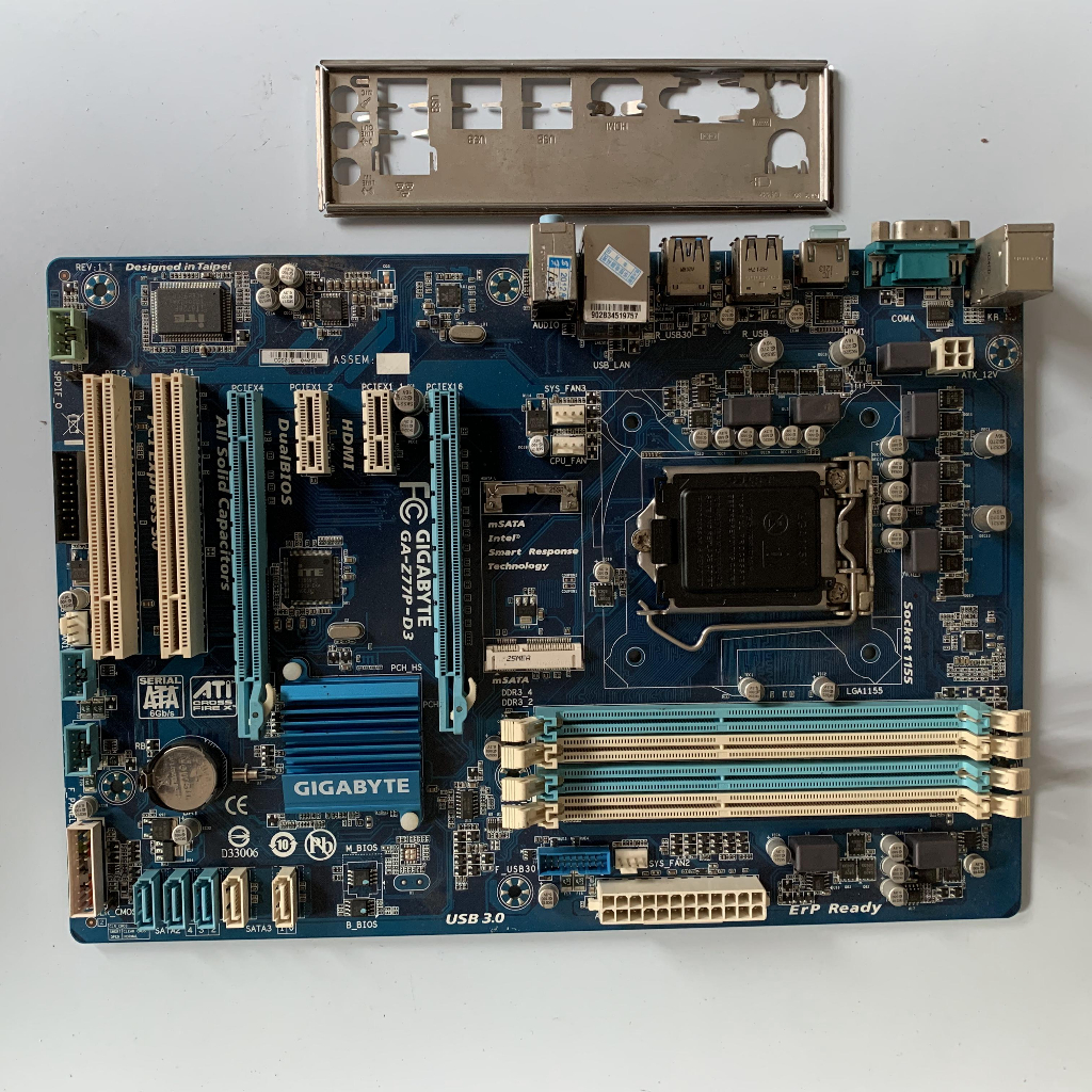 GIGABYTE GA-Z77-D3H HD3 Desktop Motherboard Z77 Socket LGA 1155 i3 i5 ...