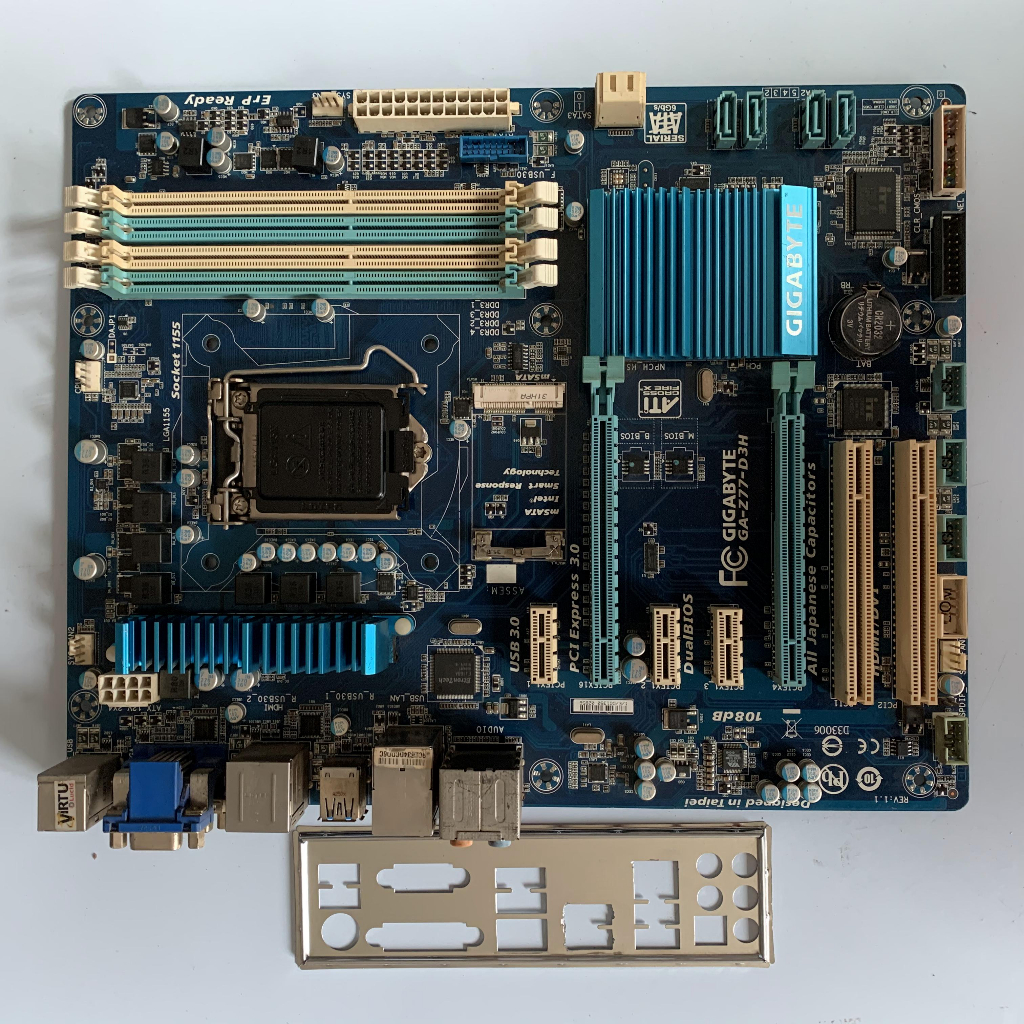 GIGABYTE GA-Z77-D3H HD3 Desktop Motherboard Z77 Socket LGA 1155 i3 i5 ...