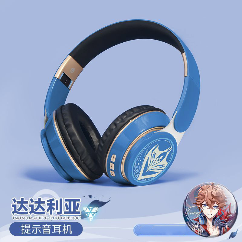Genshin Tartaglia Headphones Game Cosplay Genshin Impact Wireless ...