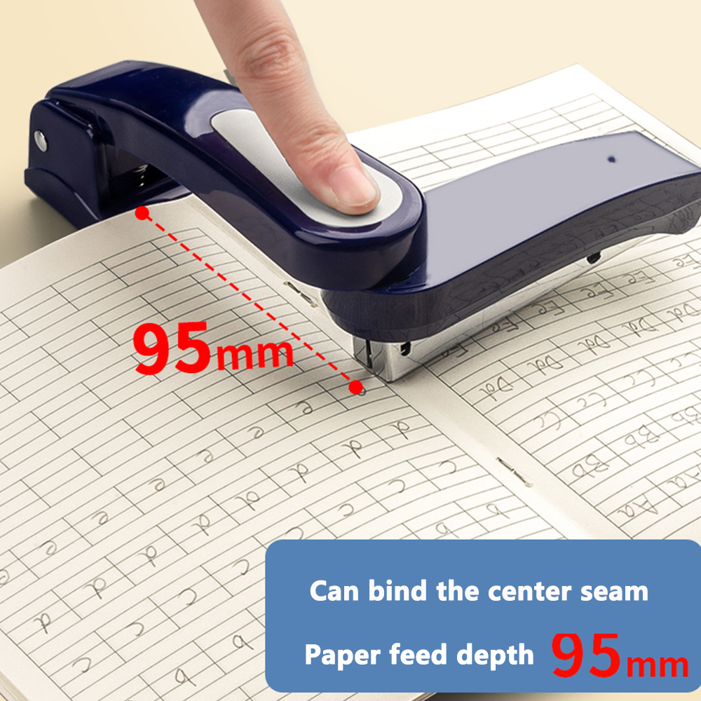 360 Rotatable Heavy Duty Stapler Use 24/6 Staples Effortless Long ...