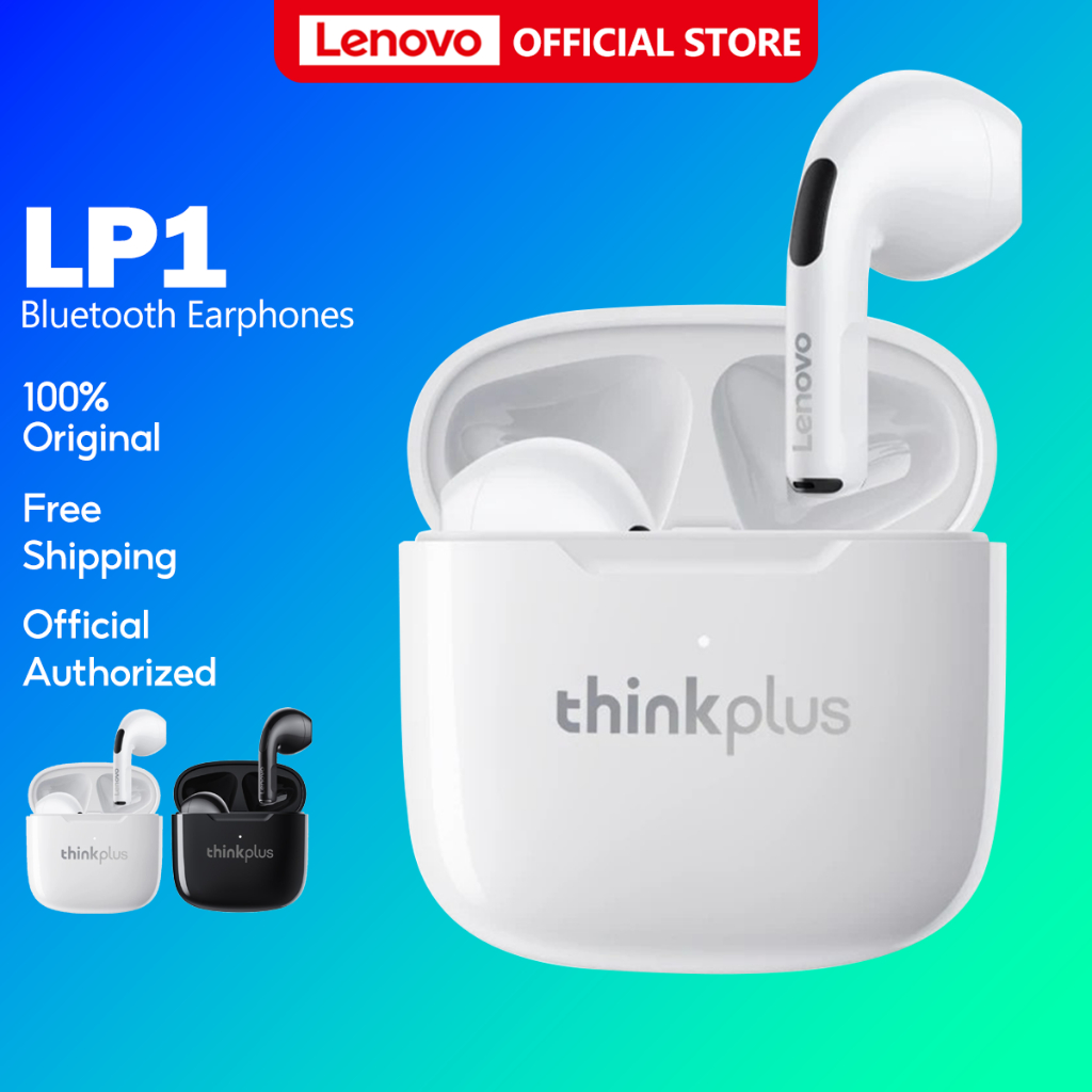Lenovo LP1 True Wireless Bluetooth Earphone Earbuds HD Stereo HIFI Low ...