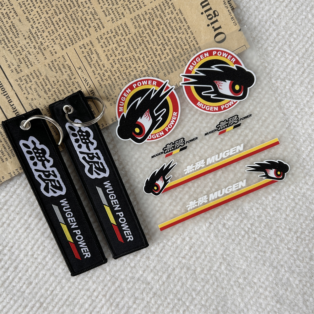 Honda Mugen Power Commander Eye Polymer Car Decal 3D PU Sticker Whole ...
