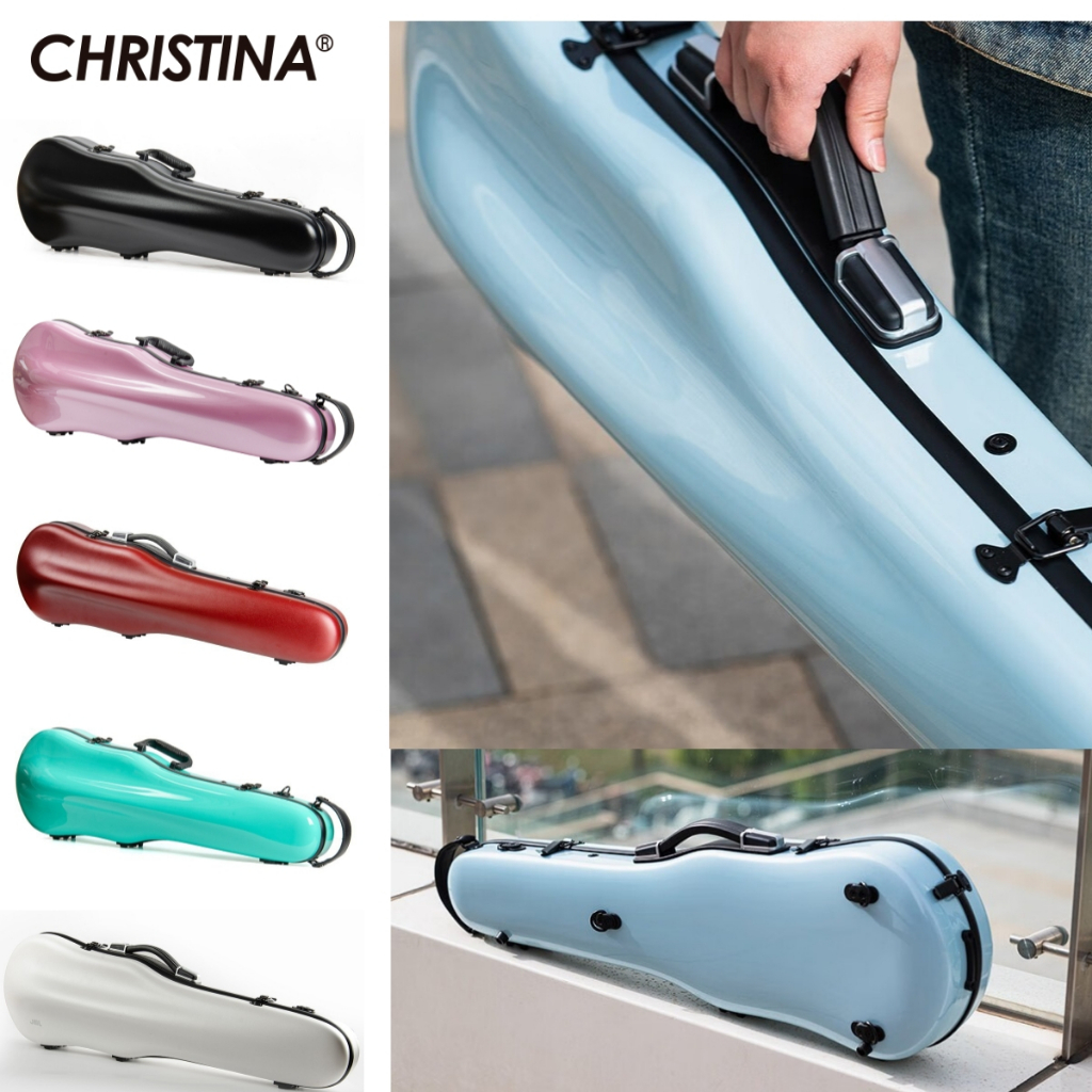 [Christina]Violin Case Carbon Fiber Premium Version Include Storage ...