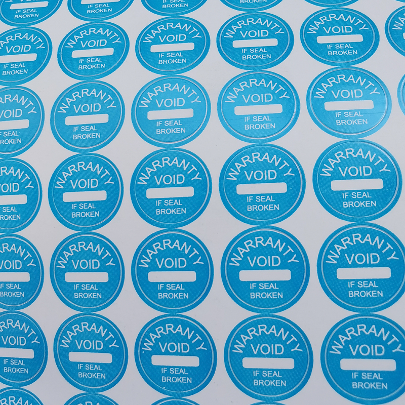 1000pcs 10mm Diameter Round Universal Warranty VOID Sticker, Eggshell ...