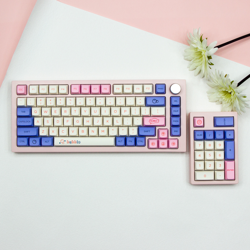 [Keycaps] Cute Bubble Mechanical keyboard keycaps cherry profile QX1 ...
