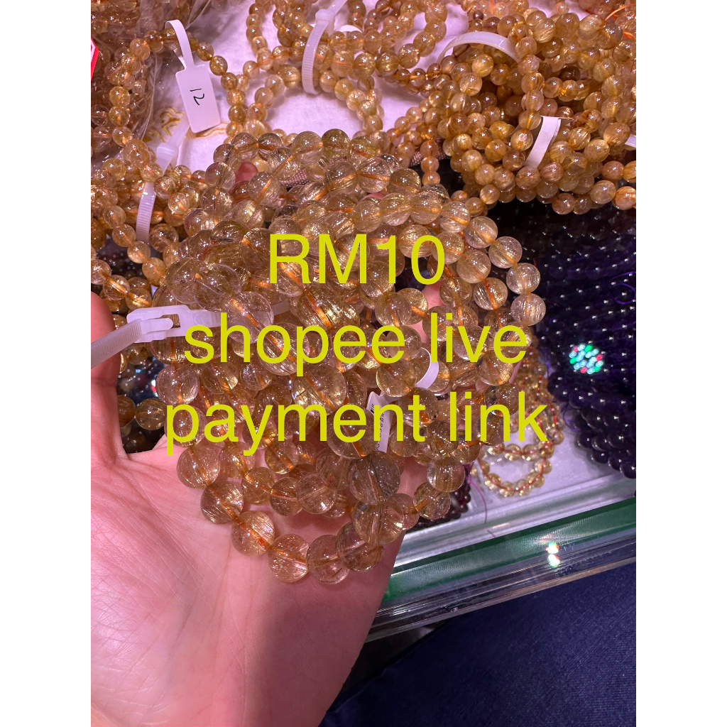 MY rm10 payment link crystal bracelet pendent ring | Shopee Malaysia