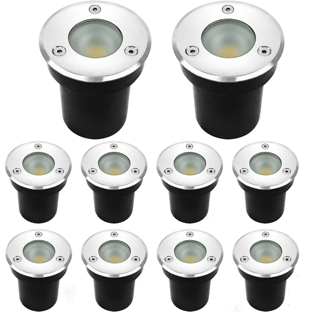 1PCS Anti-Glare LED Underground Lamp 5W Eyelid Inground Uplight IP67 ...