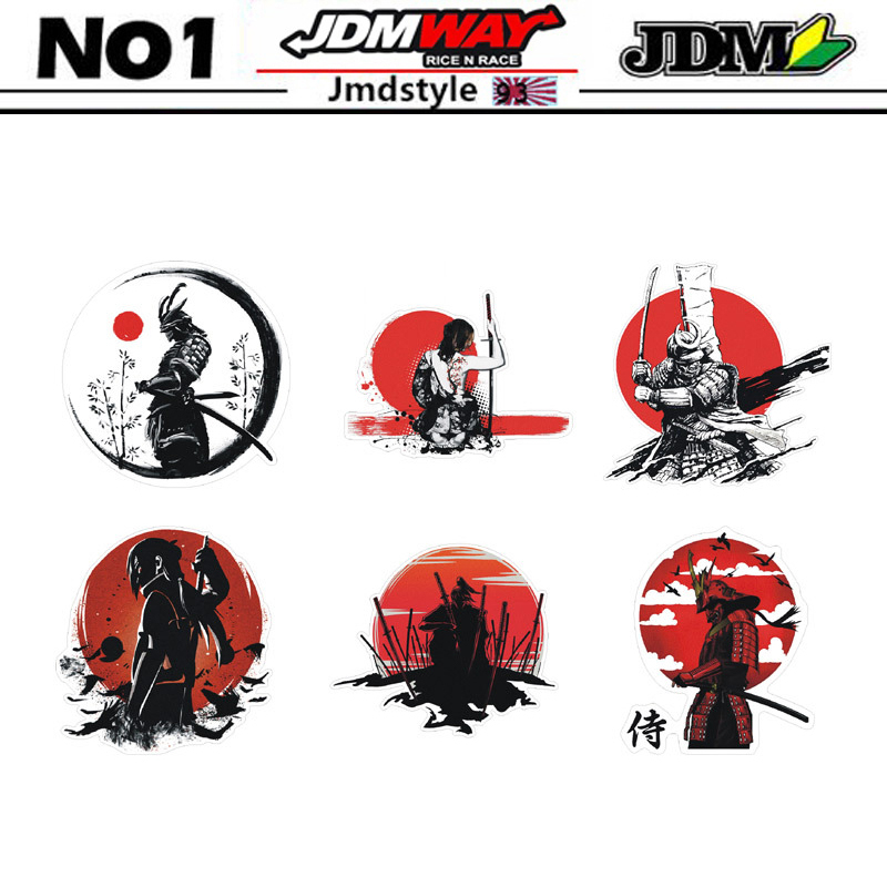 Japan Rising Sun Sticker Drift Japanese JDM Retro Decals Motorcycle Car ...