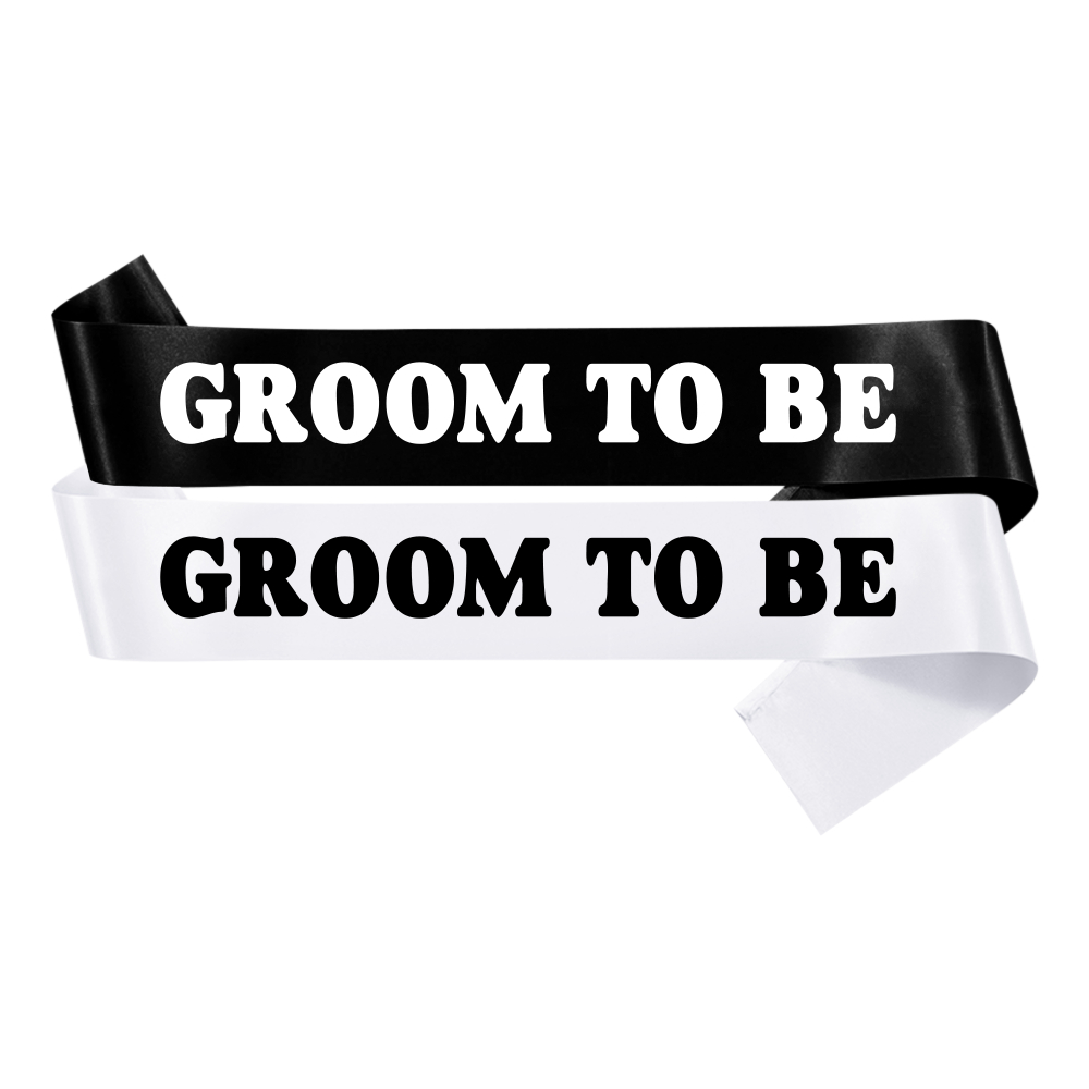 Groom to Be and Sash Bachelor Party Decorations Stag Night Engagement ...