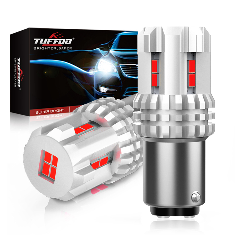 TUFFOO LED Bulb T20 7440 7443 W21/5W 1157 P21/5W BAY15D Double Contact ...