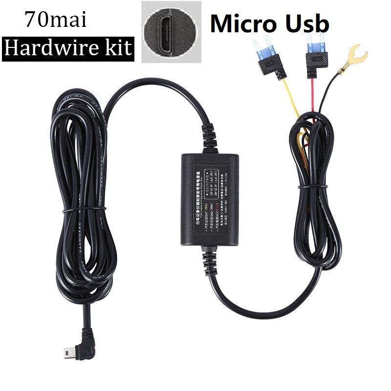 (24hr ship) 70Mai For Micro Usb type C Parking Surveillance Cable For ...