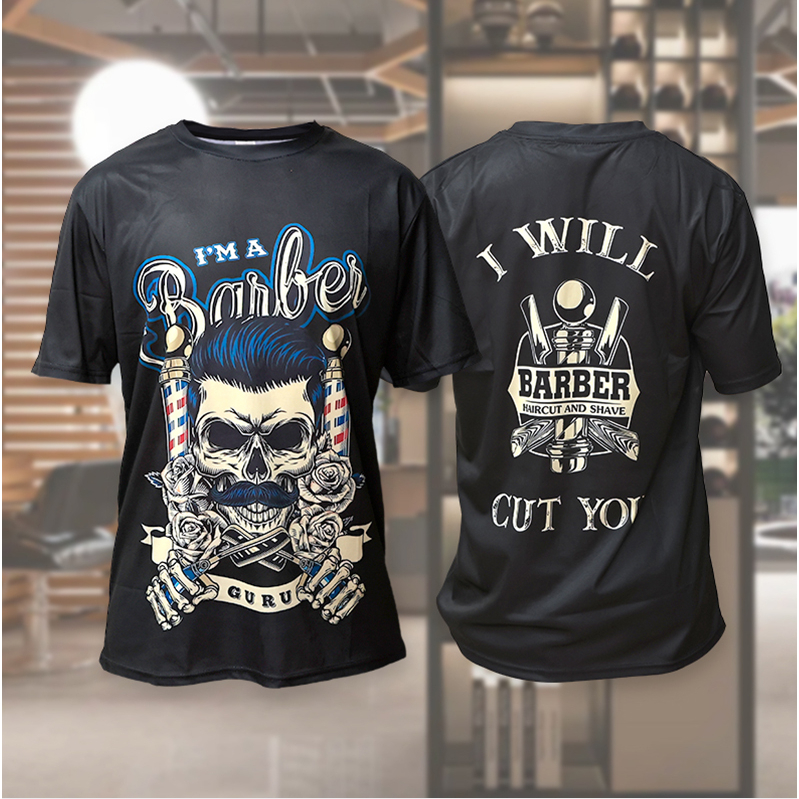 Spot BarberTop hairdresser work clothes 2023 New barber shop ...