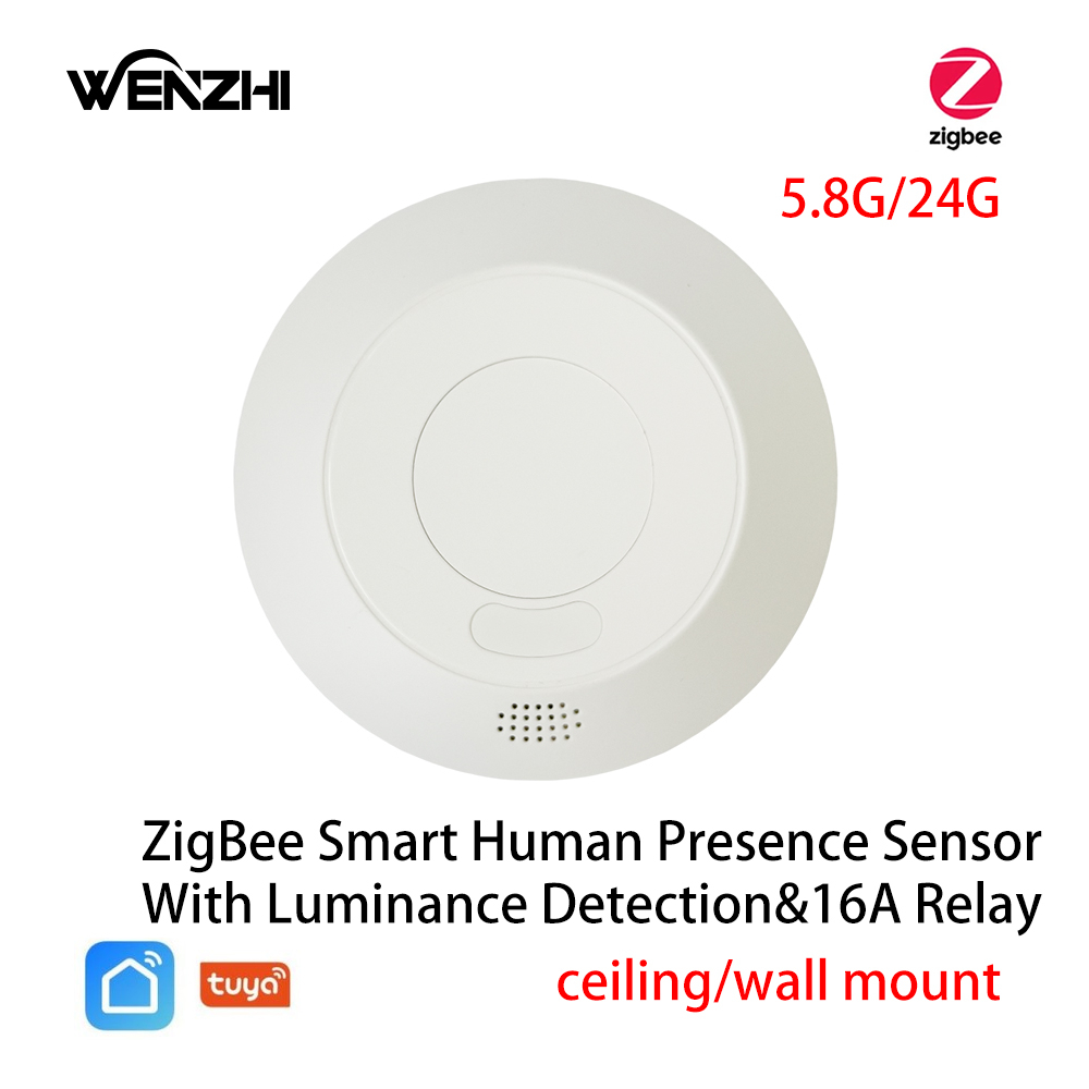 ZigBee/Wifi Motion MmWave Presence Sensor For Lighting 110/220V Wireless Switch On/Off Relay ...