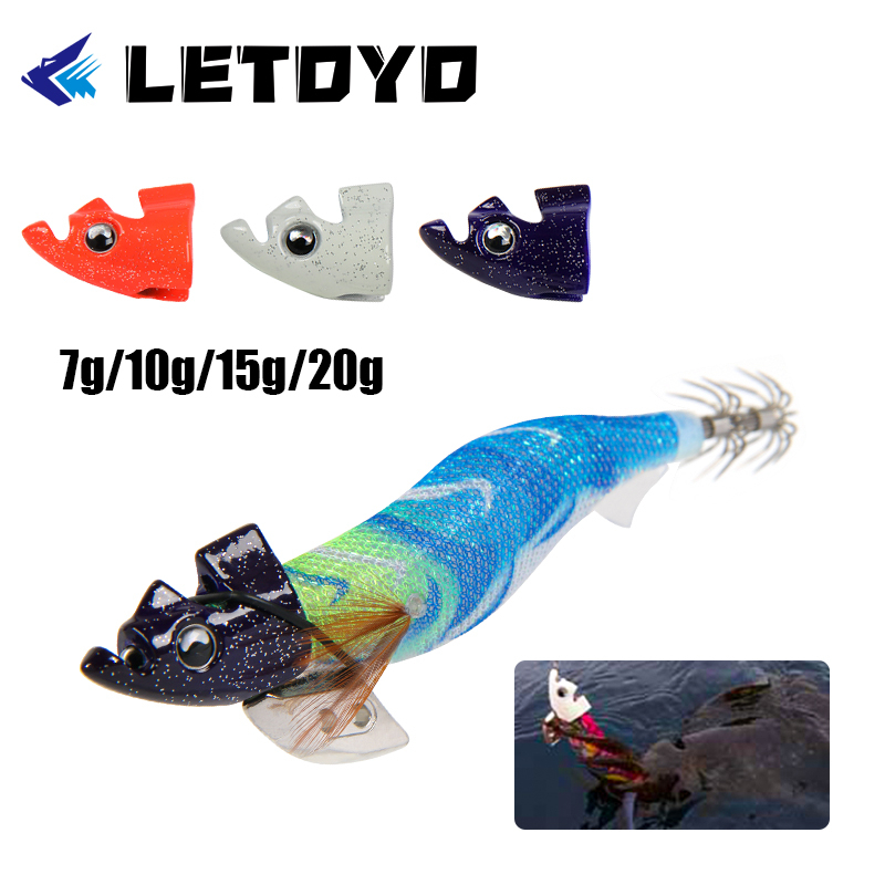 LETOYO 7g/10g/15g/20g/25g Egi Sinkers Adapter For Tip Run Sinking Squid Jig Increases The Weight ...