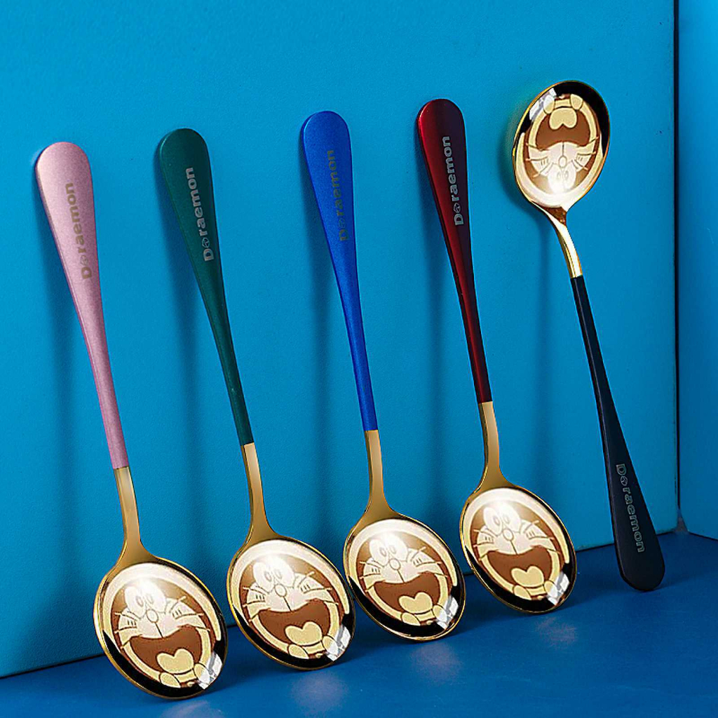 Gold 304 Stainless Steel Jingle Coffee Stirring Spoon Table Spoon Soup ...