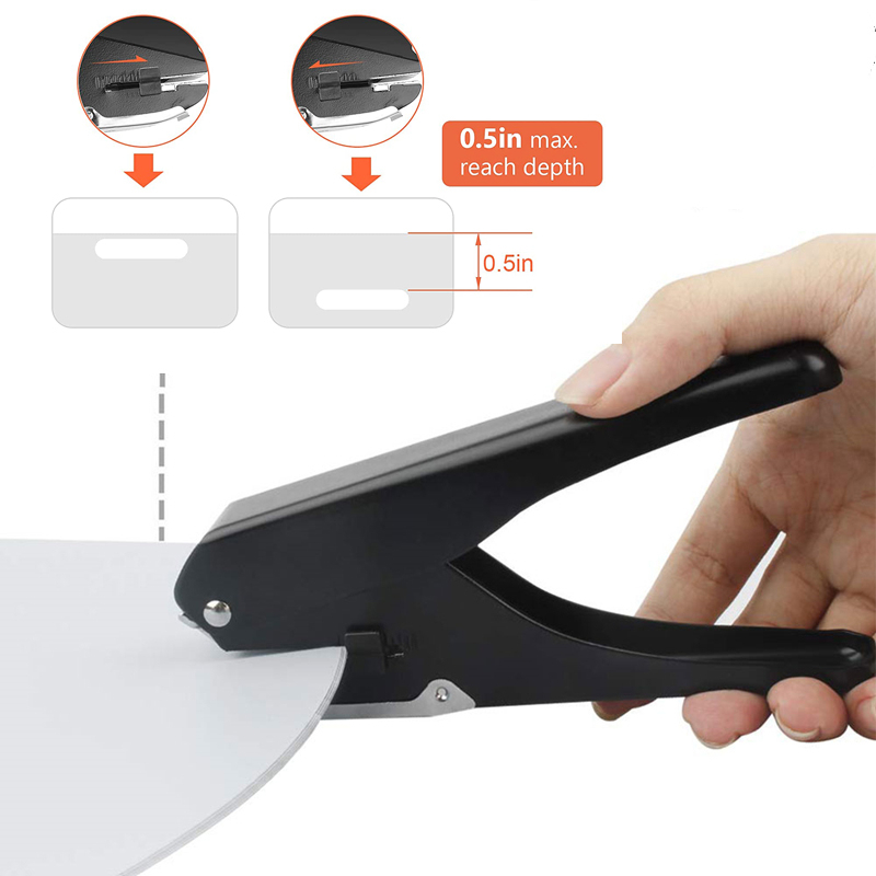 New Premium Metal Oval Single Hole Punch High Quality Durable Ellipse ...