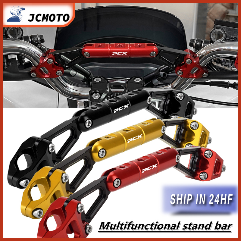 For HONDA PCX 160 150 125 Motorcycle Crossbar Handlebar Extender Light ...