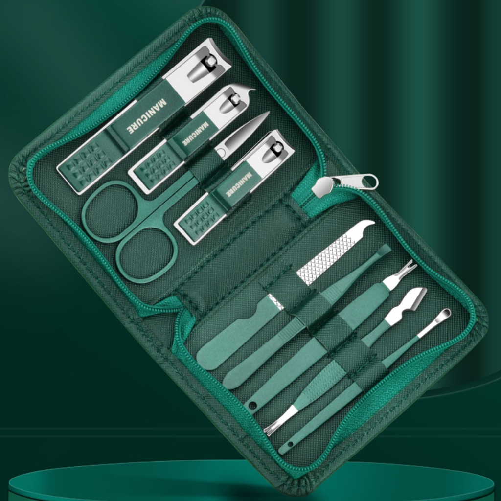 9pcs High-Quality Portable Manicure Set Professional Nail Cutter Tools ...