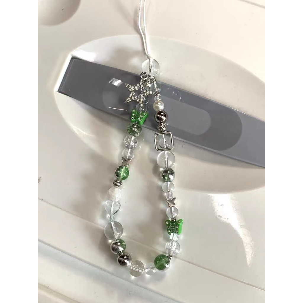 Original Green Butterfly Metal Diamond Flashing Diamond Star Square ...