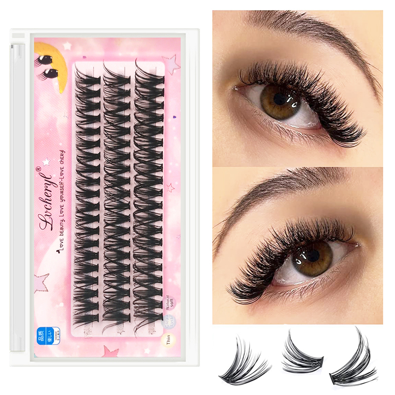 Cluster Lashes 120pcs 30d 40d Diy Eyelash Extension At Home D Curl Long