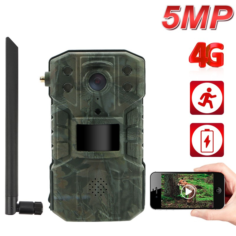 4G Livestream Wild Trail Hunting Camera 940nm Invisible Infrared Light ...