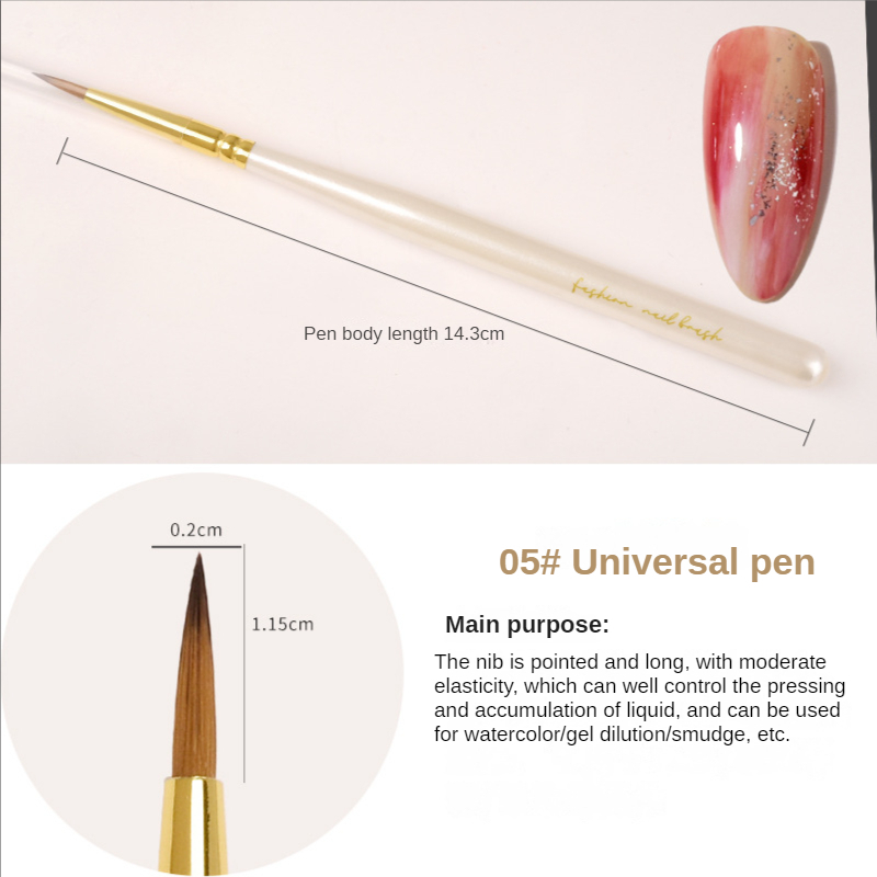 Ten Styles Japanese Manicure Pen Set / Universal pull line painted ...