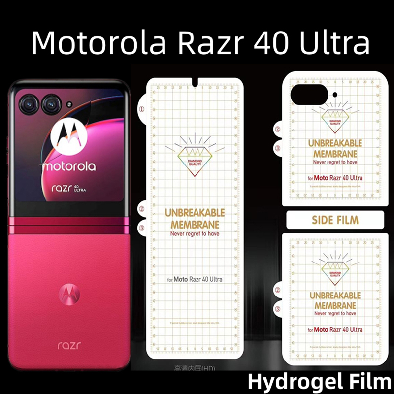 Motorola Razr 60 Ultra 50 Ultra Hydrogel Film Screen Protector for ...