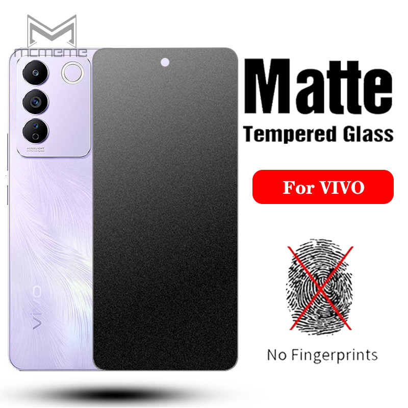 MCMEME Matte Tempered Glass Screen Protector VIVO V40 Lite V29e V27e V25 V25e V23e V21e V21 V20 ...