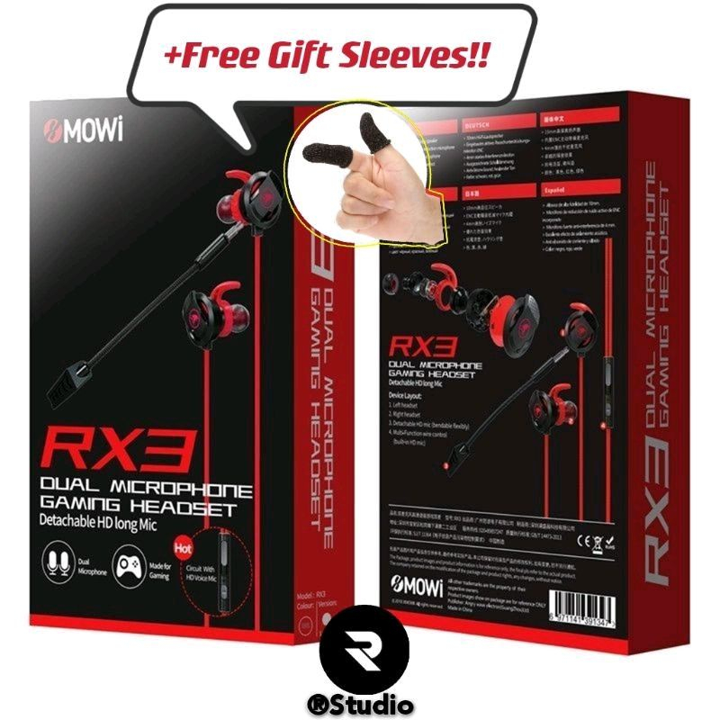 Plextone[Xmowi] Rx3 / RX3 Pro Gaming Pubg Headset Dual Microphone Bass ...