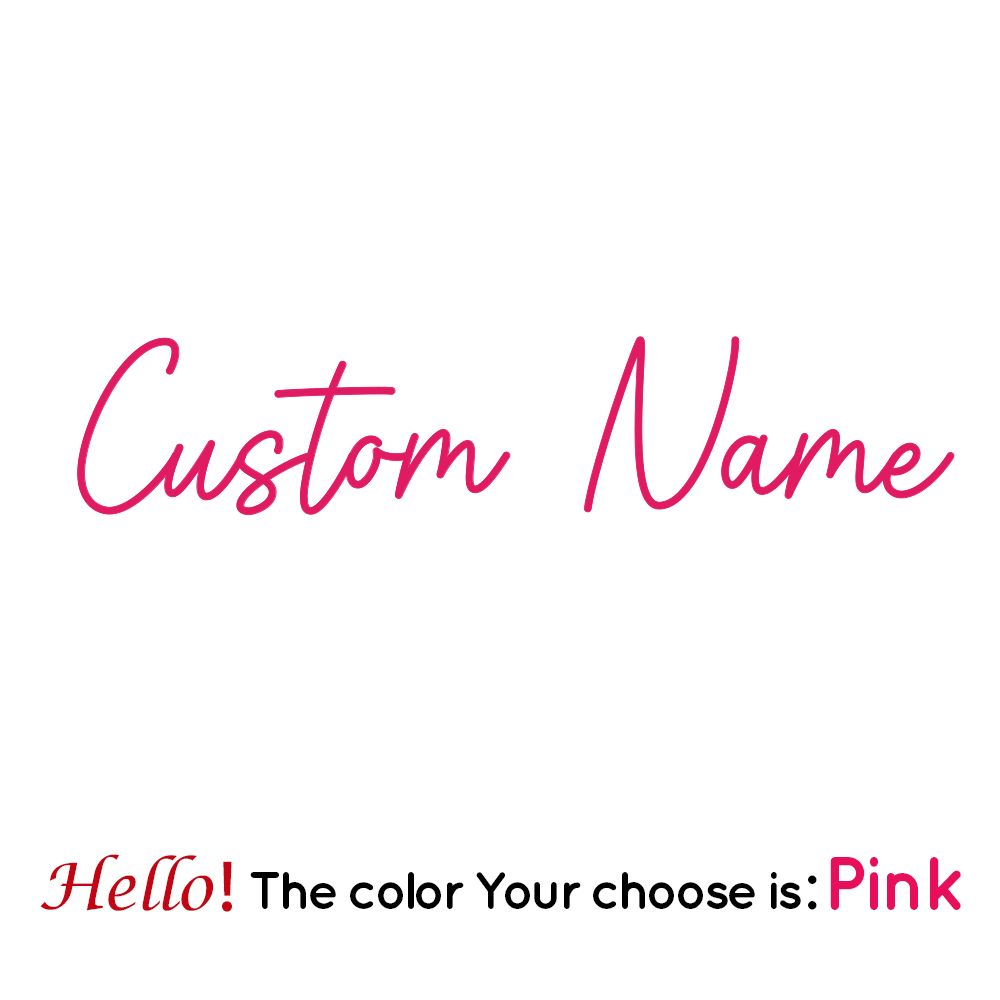 6 Inches High Custom Name Wall Sticker For Home Decoration Stickers ...