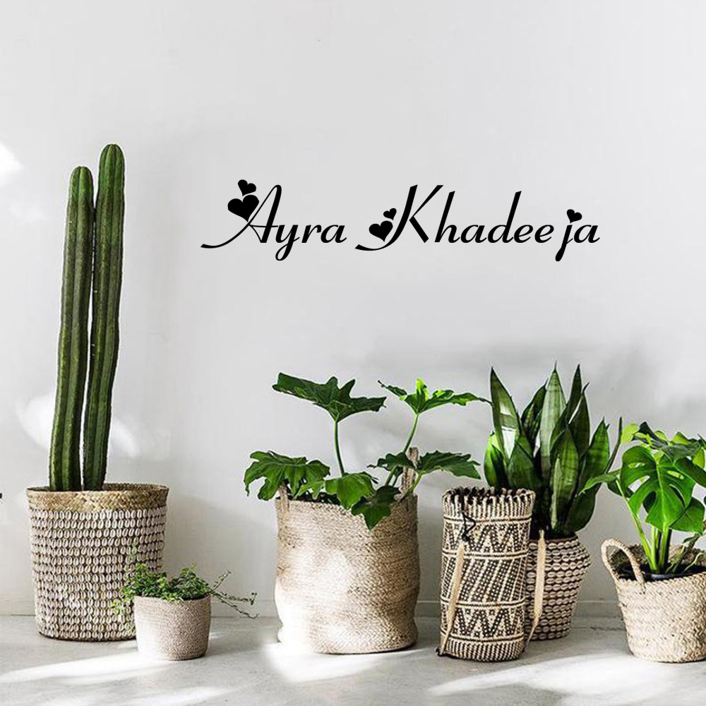 High 6 Inch Custom Name Wall Sticker Personalized Stickers Decal For ...