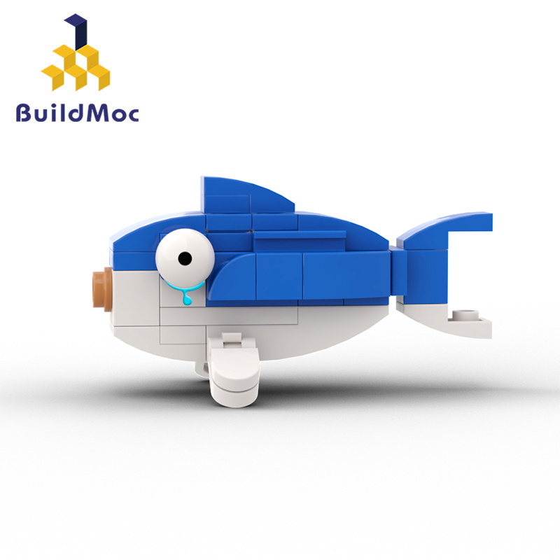 Buildmoc Eggy Go Model Eggy Party free fish stick Building Blocks ...