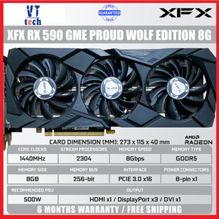 Used Sapphire RX 580 590 RX580 2048sp 8G 8GB D5 DUAL FAN AMD Graphic ...
